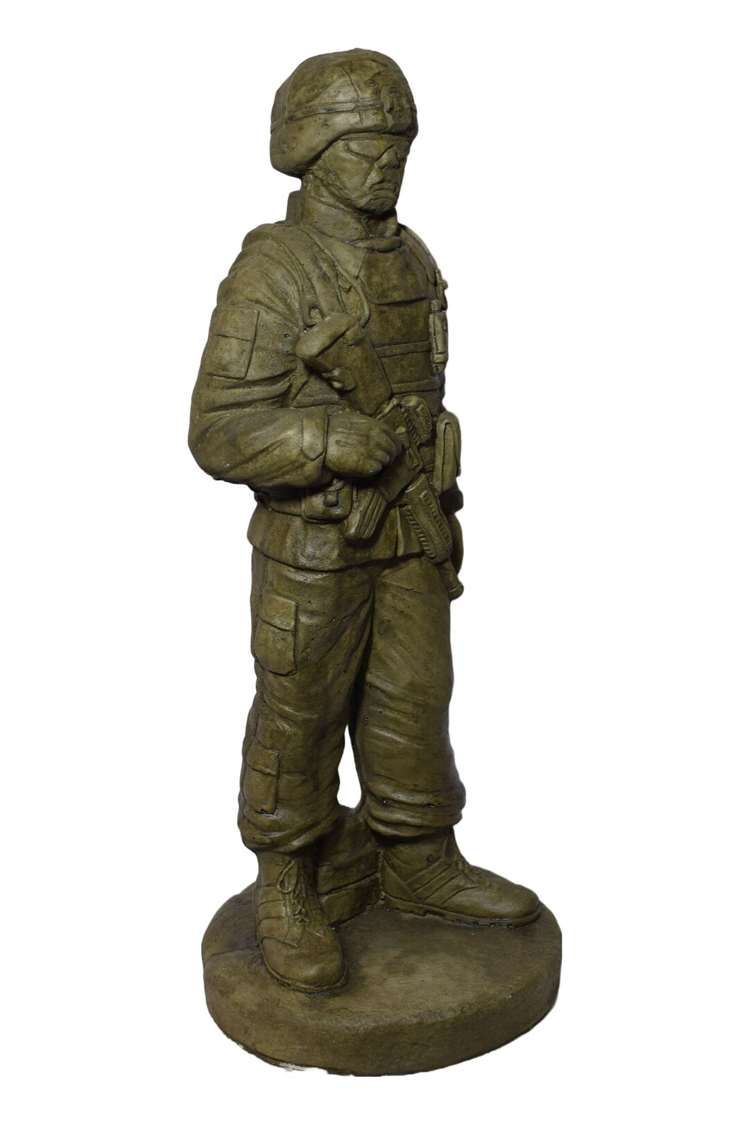 Solid Rock Stoneworks Standing Solider- 25" Tall - Etsy