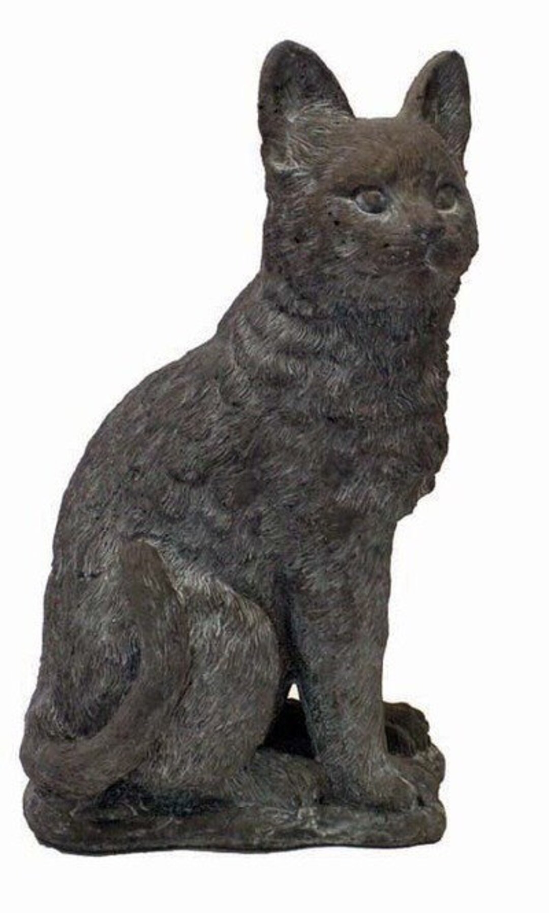 Solid Rock Stoneworks Whiskers Cat- 16" Tall- Flint - Etsy