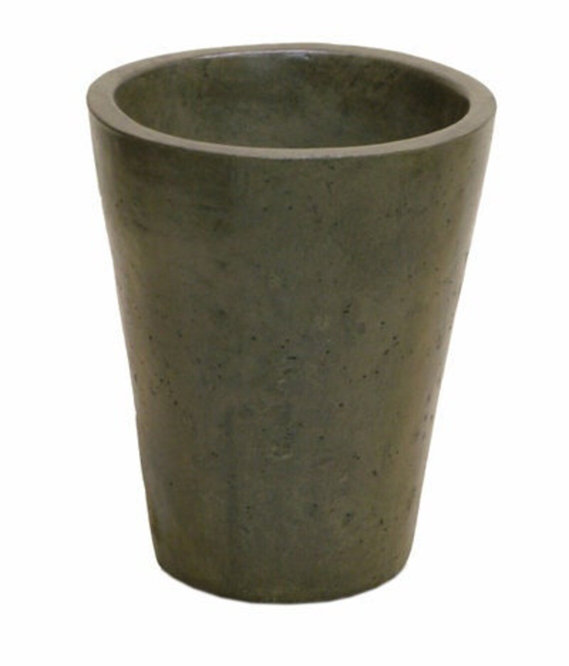 Solid Rock Stoneworks Med Tapered Cylinder Pot- 15in Tall- Slate - Etsy