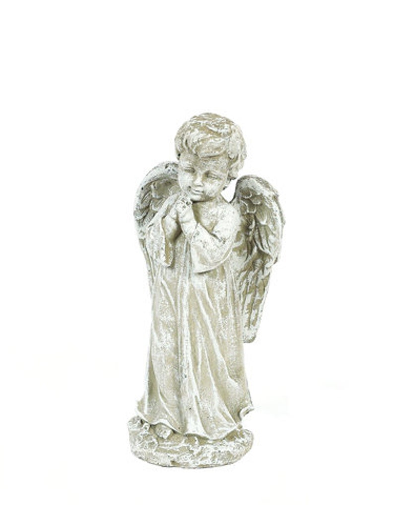 Solid Rock Stoneworks Innocence Angel- 13in Tall- Marble Tone - Etsy