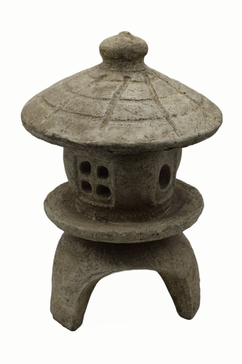 Solid Rock Stoneworks Sm Round Pagoda- Buff - Etsy
