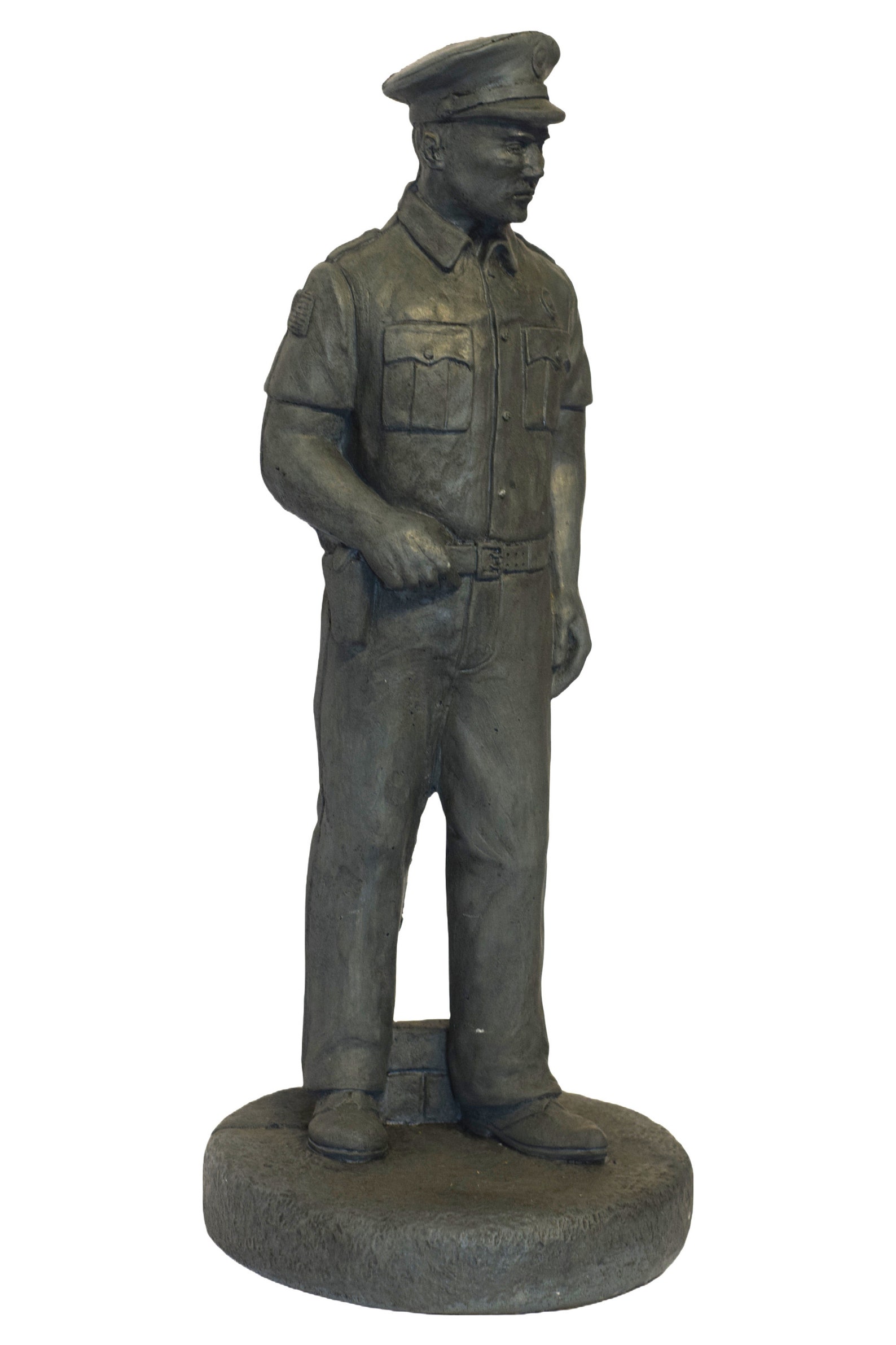 Solid Rock Stoneworks Policeman 25in Tall Indigo - Etsy