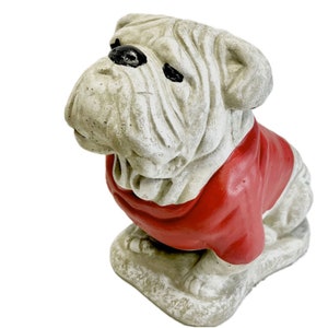 Solid Rock Stoneworks Medium Georgia Bulldog- 14in Tall- Lifelike - Etsy