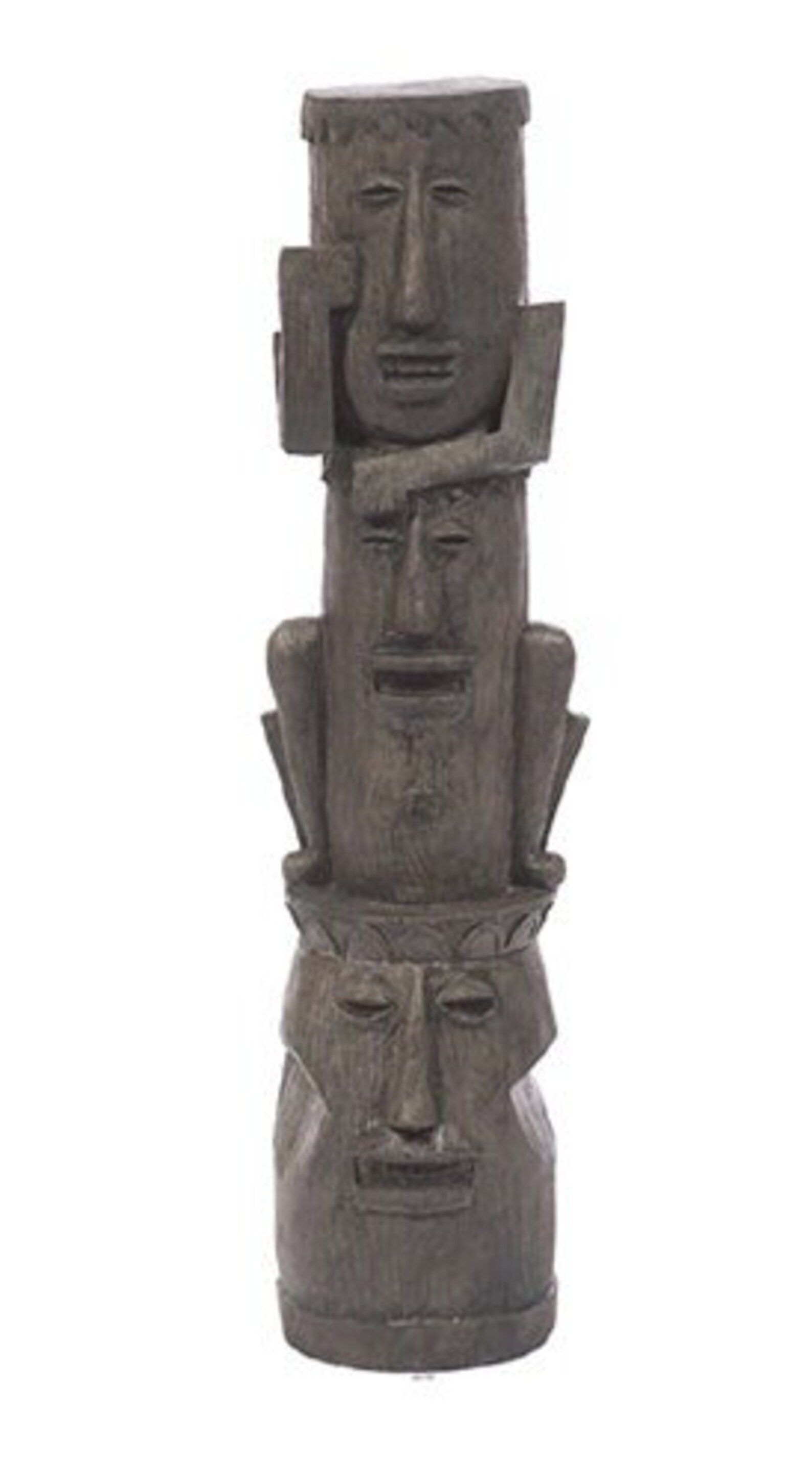 Solid Rock Stoneworks Triple Tiki Stack 25in Tall Graphite - Etsy