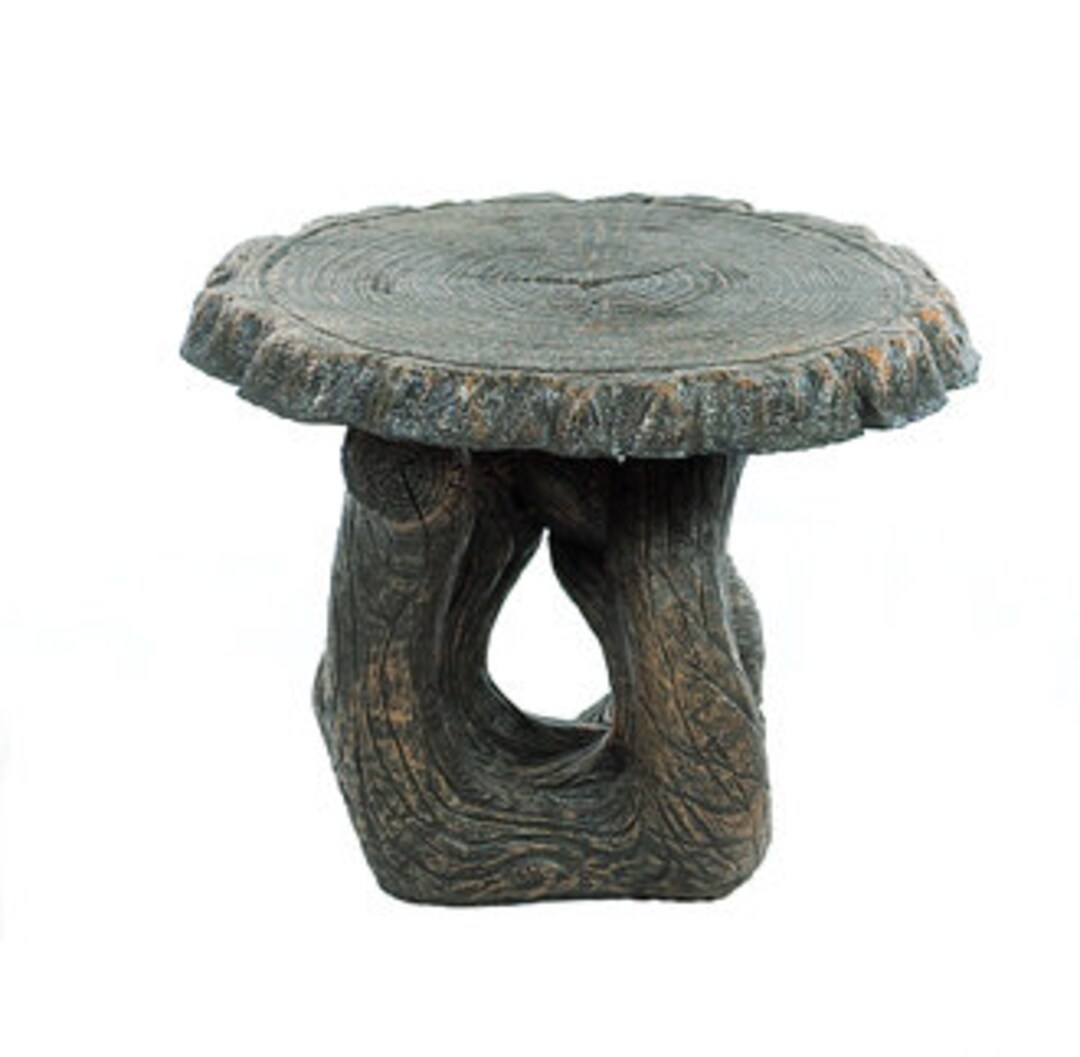 Solid Rock Stoneworks Driftwood Table Set- 18in Tall- Autumn Brown - Etsy