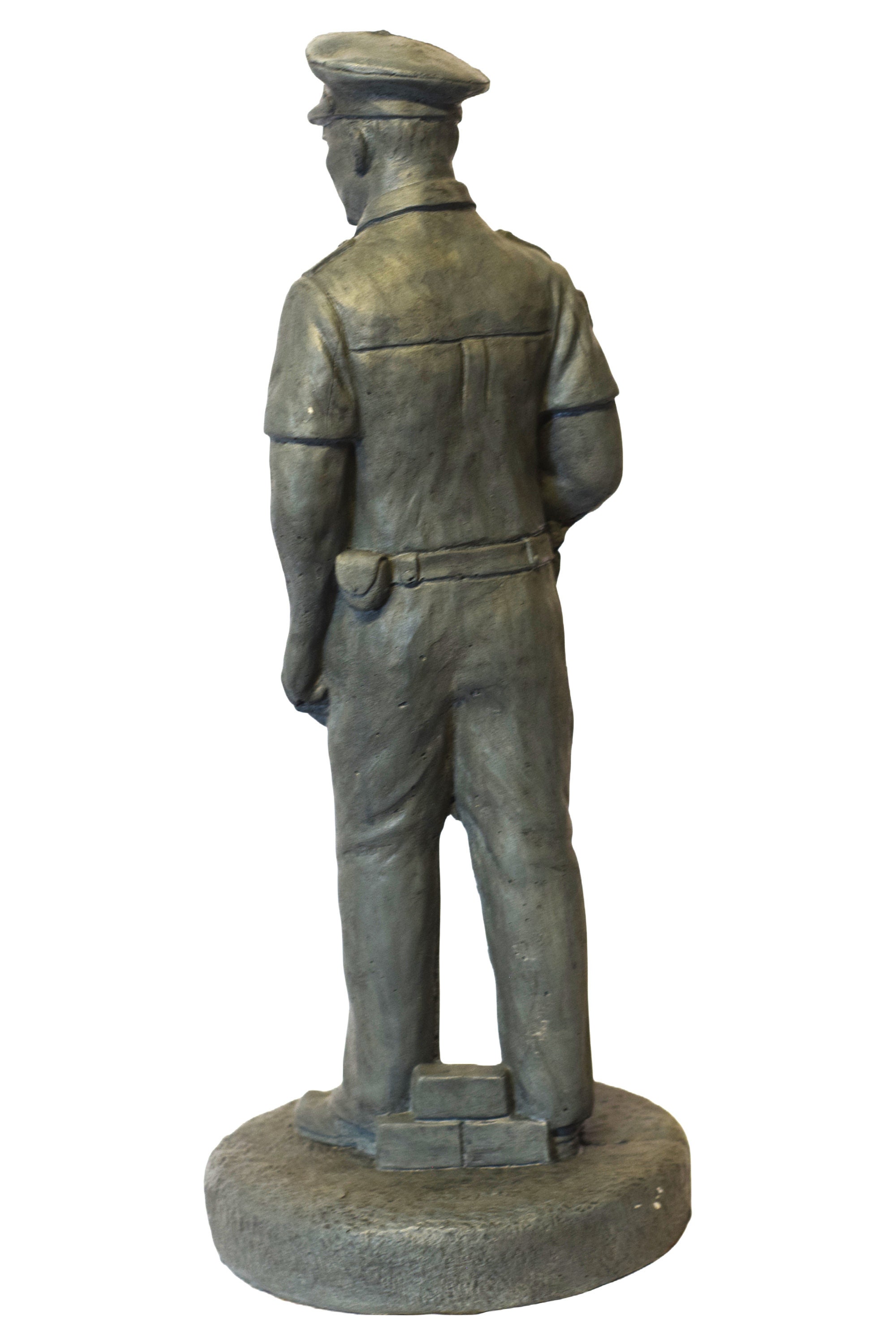 Solid Rock Stoneworks Policeman- 25in Tall- Indigo - Etsy