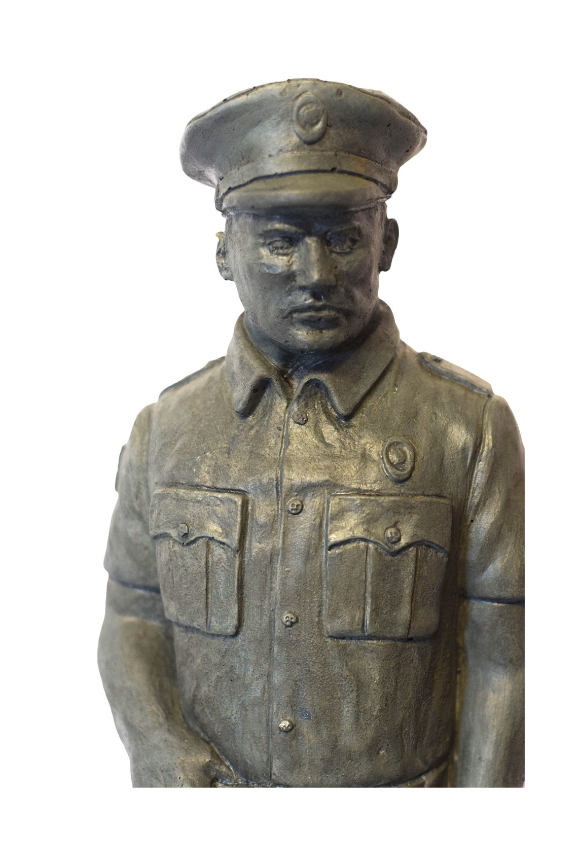 Solid Rock Stoneworks Policeman- 25in Tall- Indigo - Etsy