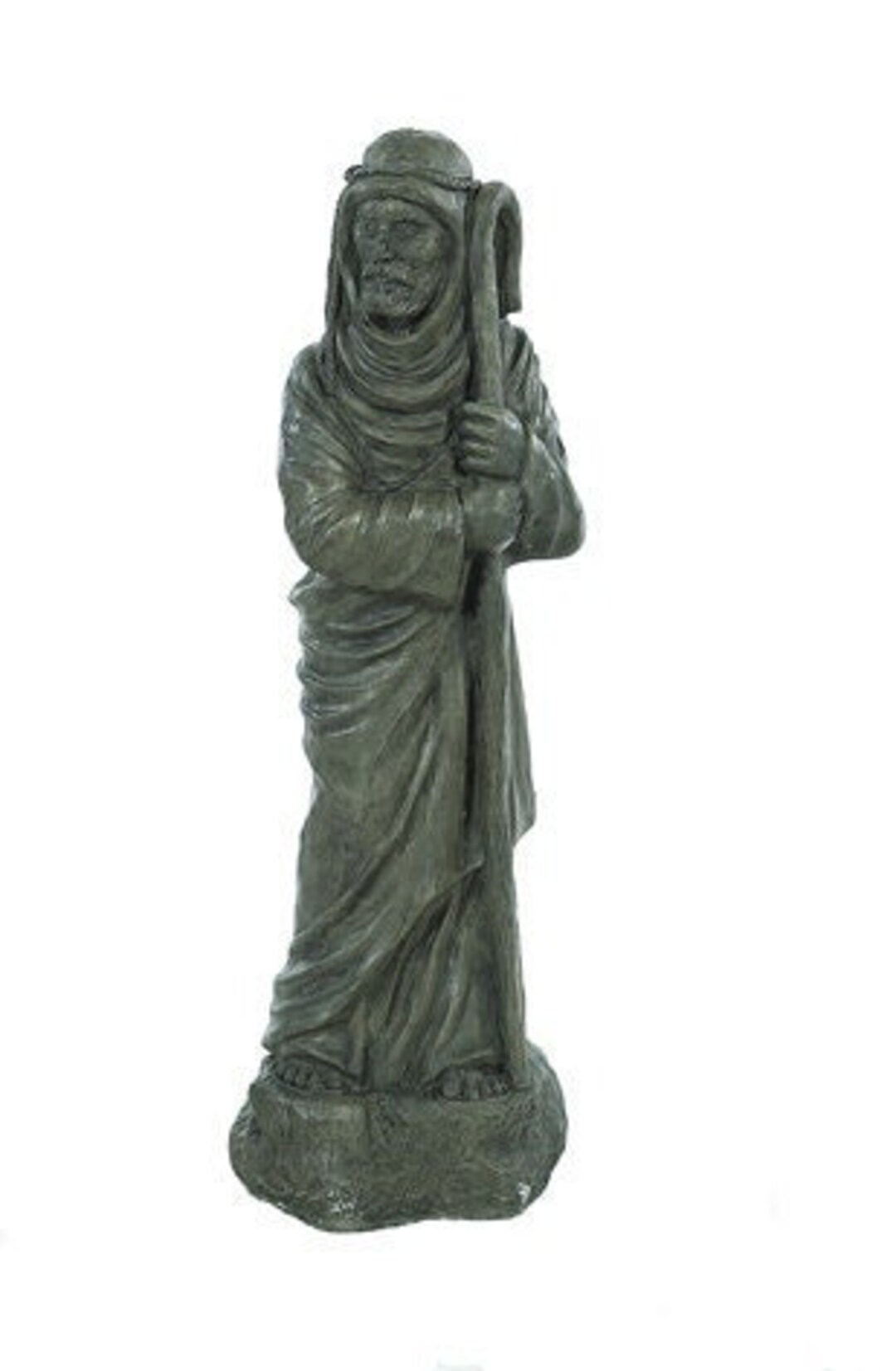 Solid Rock Stoneworks Good Shepherd- 27in Tall- Graphite - Etsy
