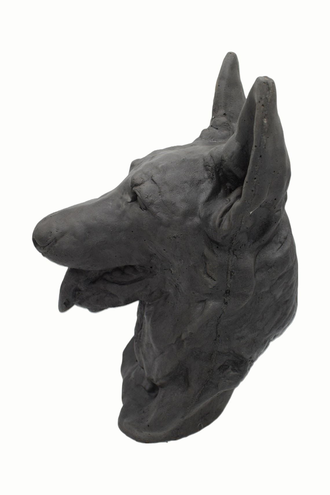 Solid Rock Stoneworks German Shepherd Bust- Graphite - Etsy