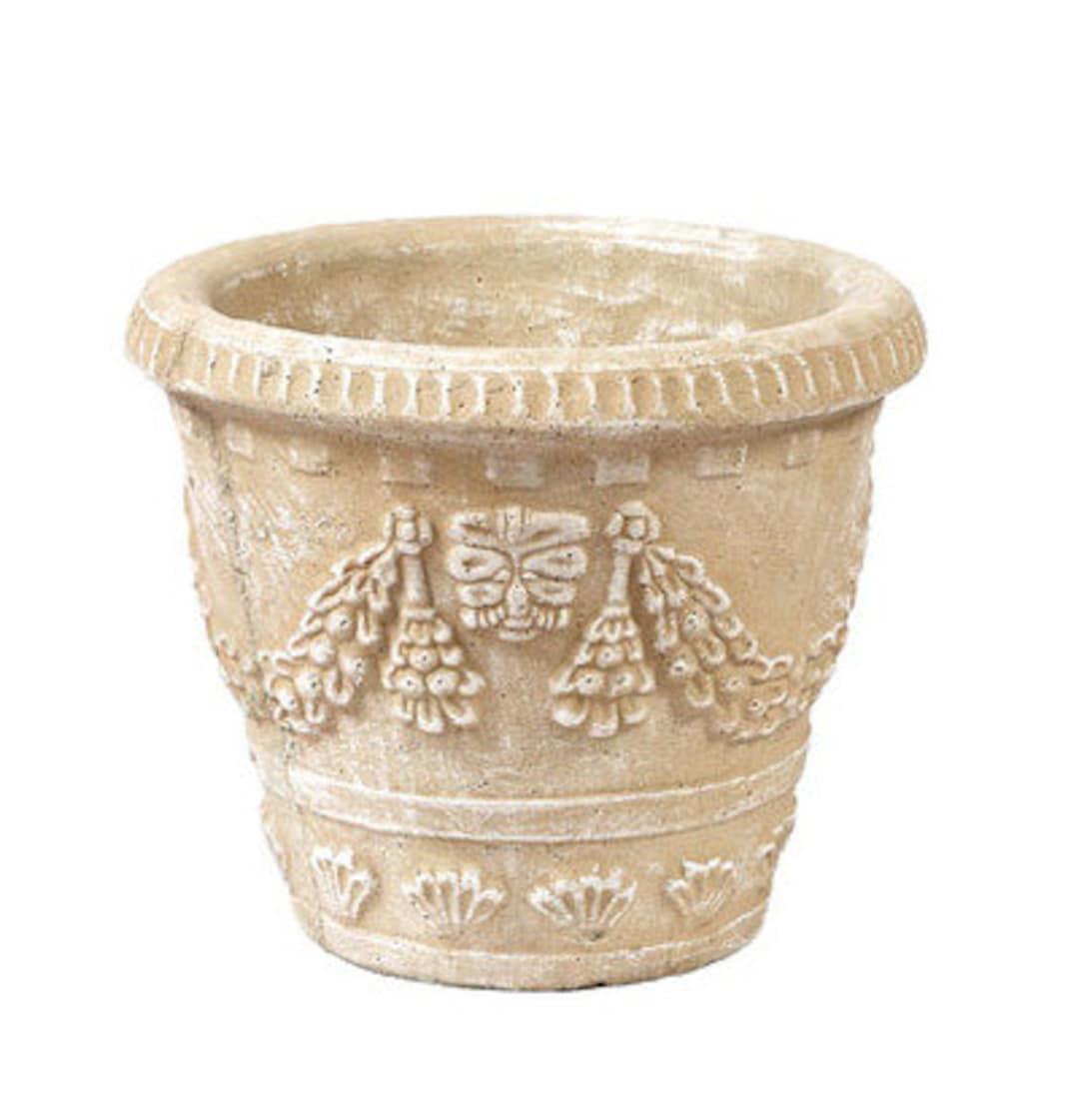 Solid Rock Stoneworks Sm Swag Planter- 13in Tall- Desert Sand - Etsy