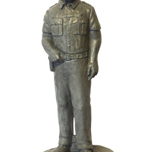 Solid Rock Stoneworks Policeman- 25in Tall- Indigo - Etsy