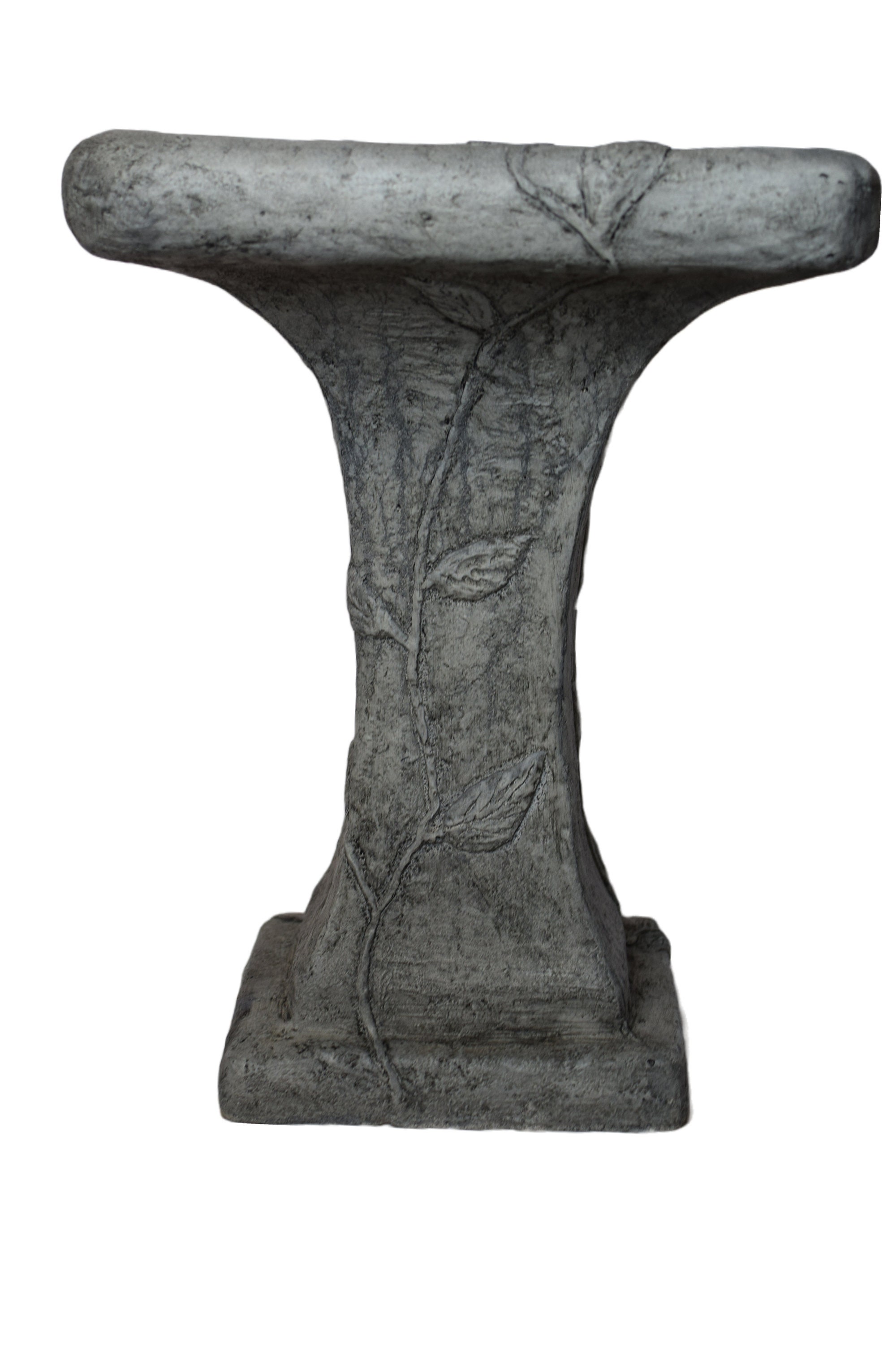 Solid Rock Stoneworks Square Ivy Birdbath 17in Tall Pre Aged Color - Etsy