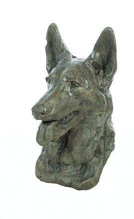 Solid Rock Stoneworks German Shepherd Bust Graphite - Etsy