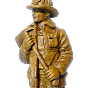 Solid Rock Stoneworks Fireman- 25in Tall- Autumn Wheat - Etsy