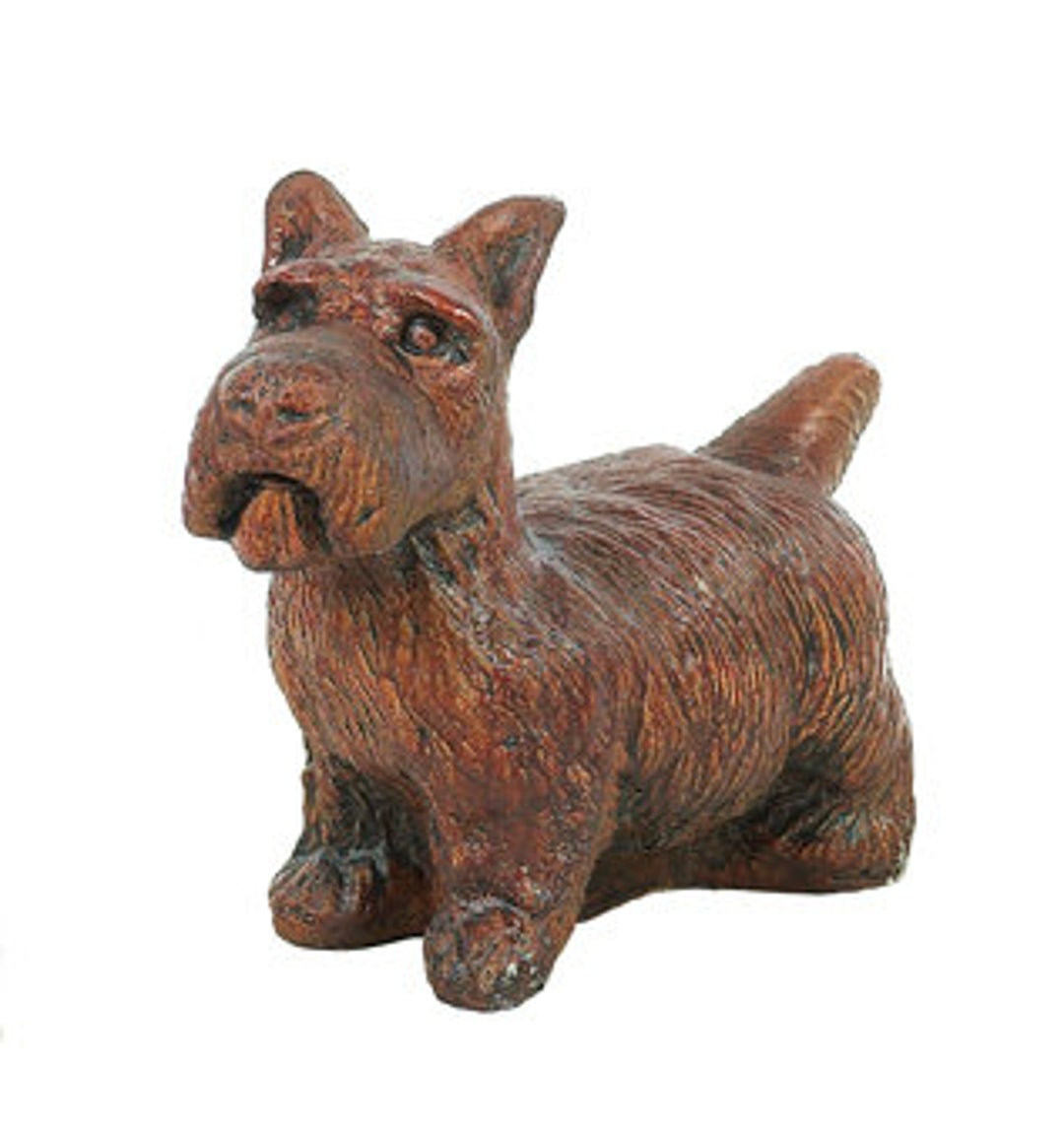 Solid Rock Stoneworks Scottie #1- 10in Tall- Walnut - Etsy