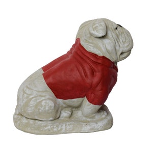 Solid Rock Stoneworks Medium Georgia Bulldog- 14in Tall- Lifelike - Etsy