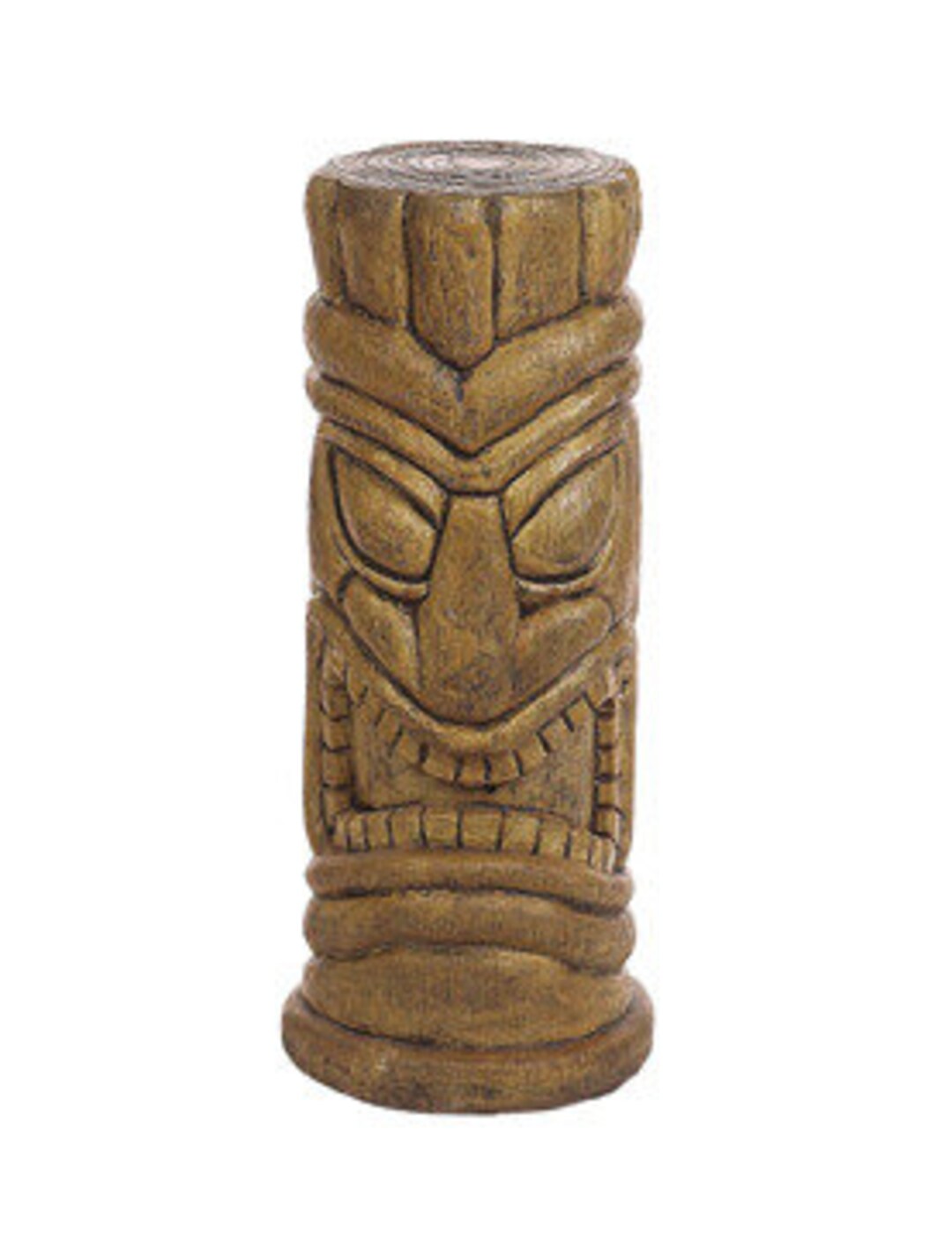 Solid Rock Stoneworks Md Tiki Head- 21in Tall- Espresso - Etsy