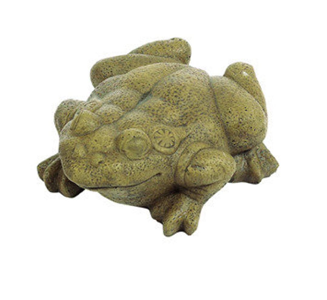 Solid Rock Stoneworks Large Bullfrog- 4" Tall - Etsy