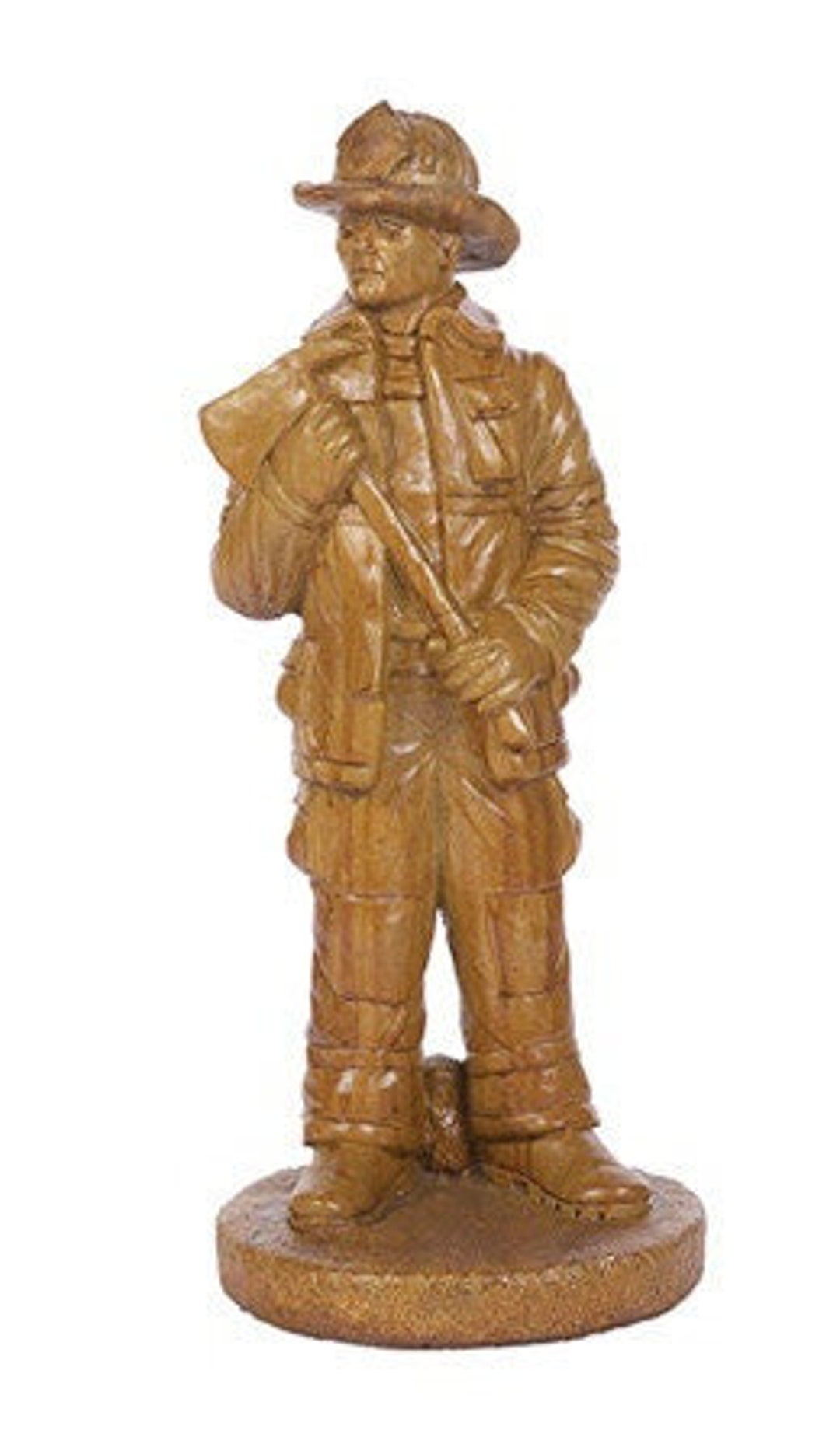 Solid Rock Stoneworks Fireman- 25in Tall- Autumn Wheat - Etsy