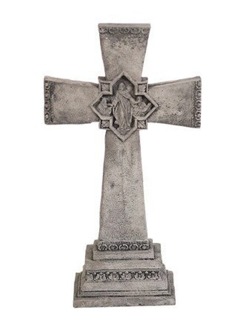 Solid Rock Stoneworks Cross of Jesus- 20in Tall- Preaged - Etsy