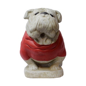 Solid Rock Stoneworks Medium Georgia Bulldog- 14in Tall- Lifelike - Etsy