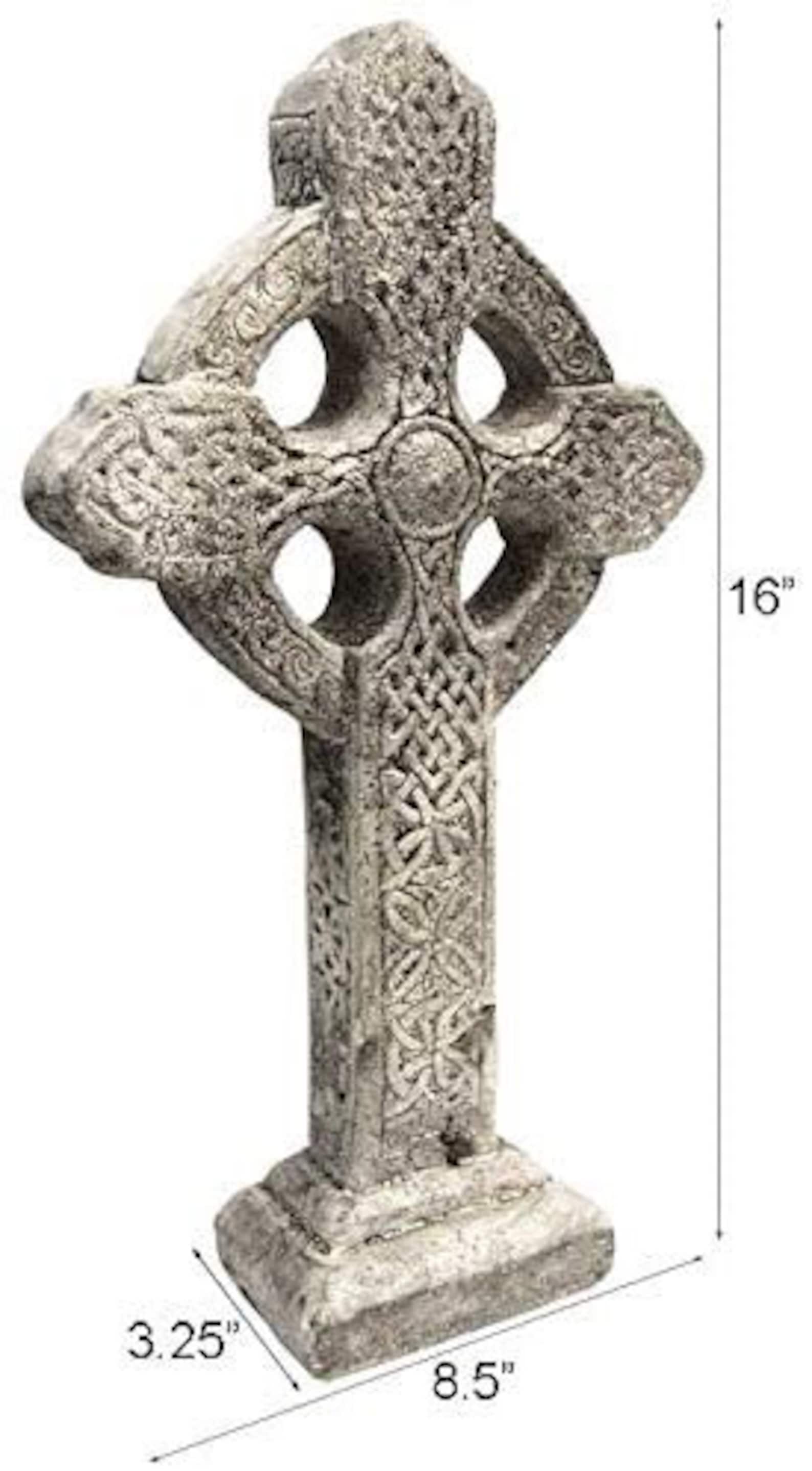 Solid Rock Stoneworks Cross on Base- Preaged - Etsy