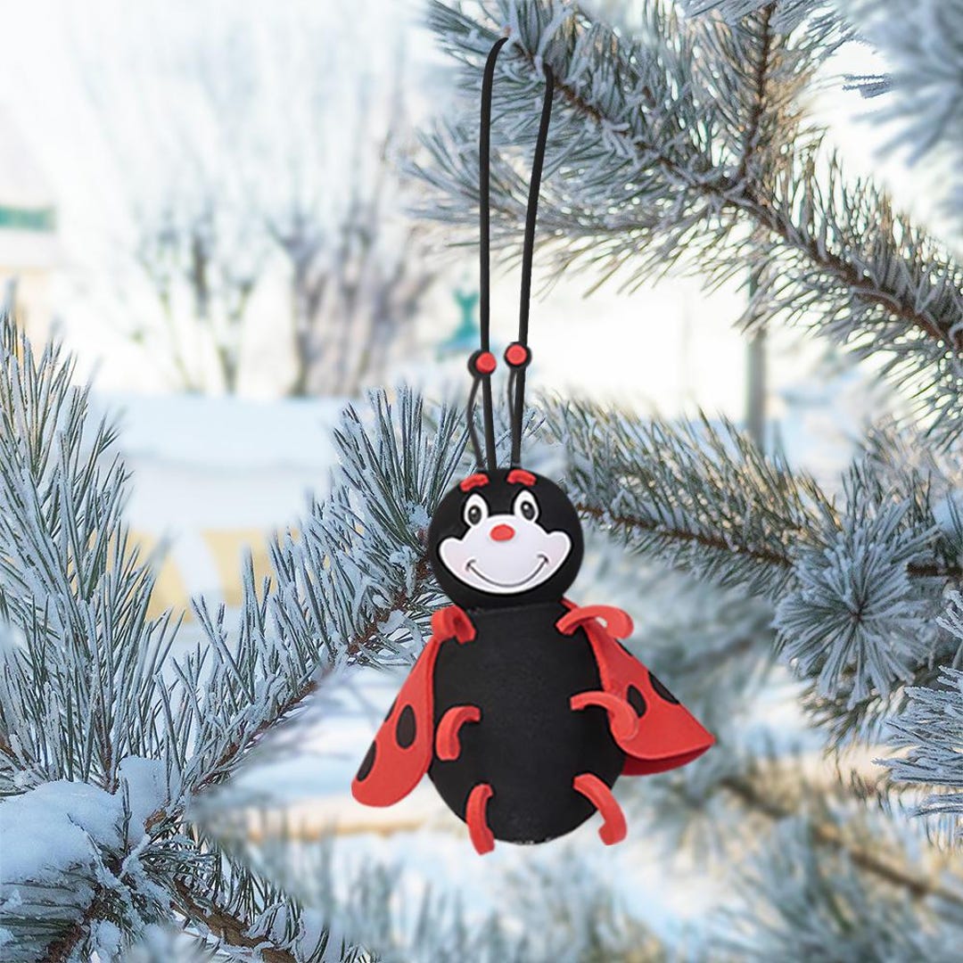 Tenna Tops Cute Ladybug Christmas Tree Holiday Ornament handmade - Etsy