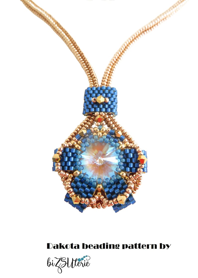 Dakota Necklace - Instant Download DIY Beading Tutorial in ENGLISH W ...