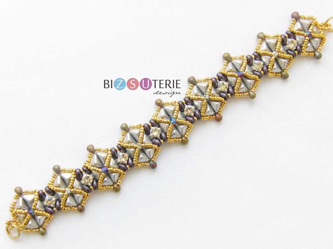 Iris Bracelet - Instant Download Beading Pattern With Superkhéops Par ...