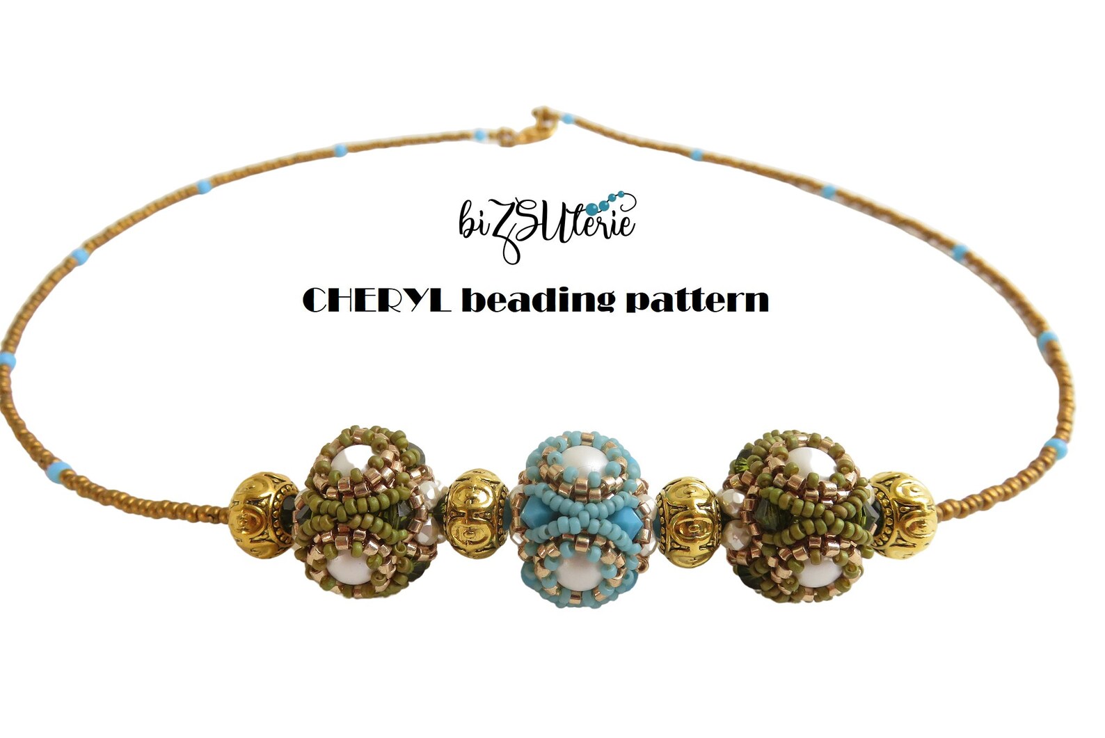 Cheryl Beaded Bead - Instant Download DIY Beading Pattern/tutorial in ...