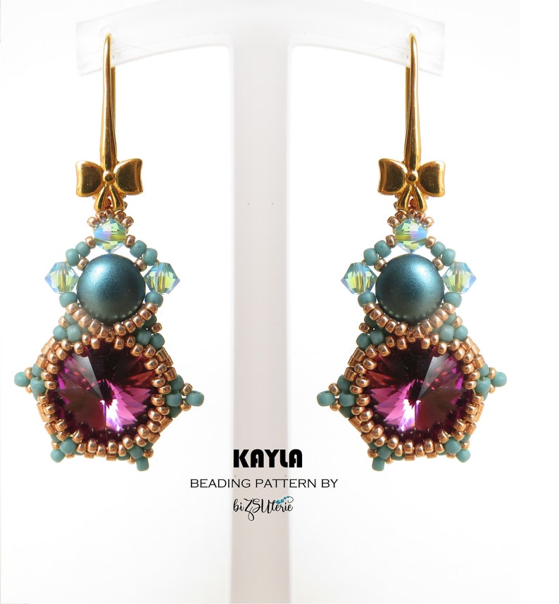 Kayla Set Instant Download DIY Beading Pattern Tutorial in - Etsy