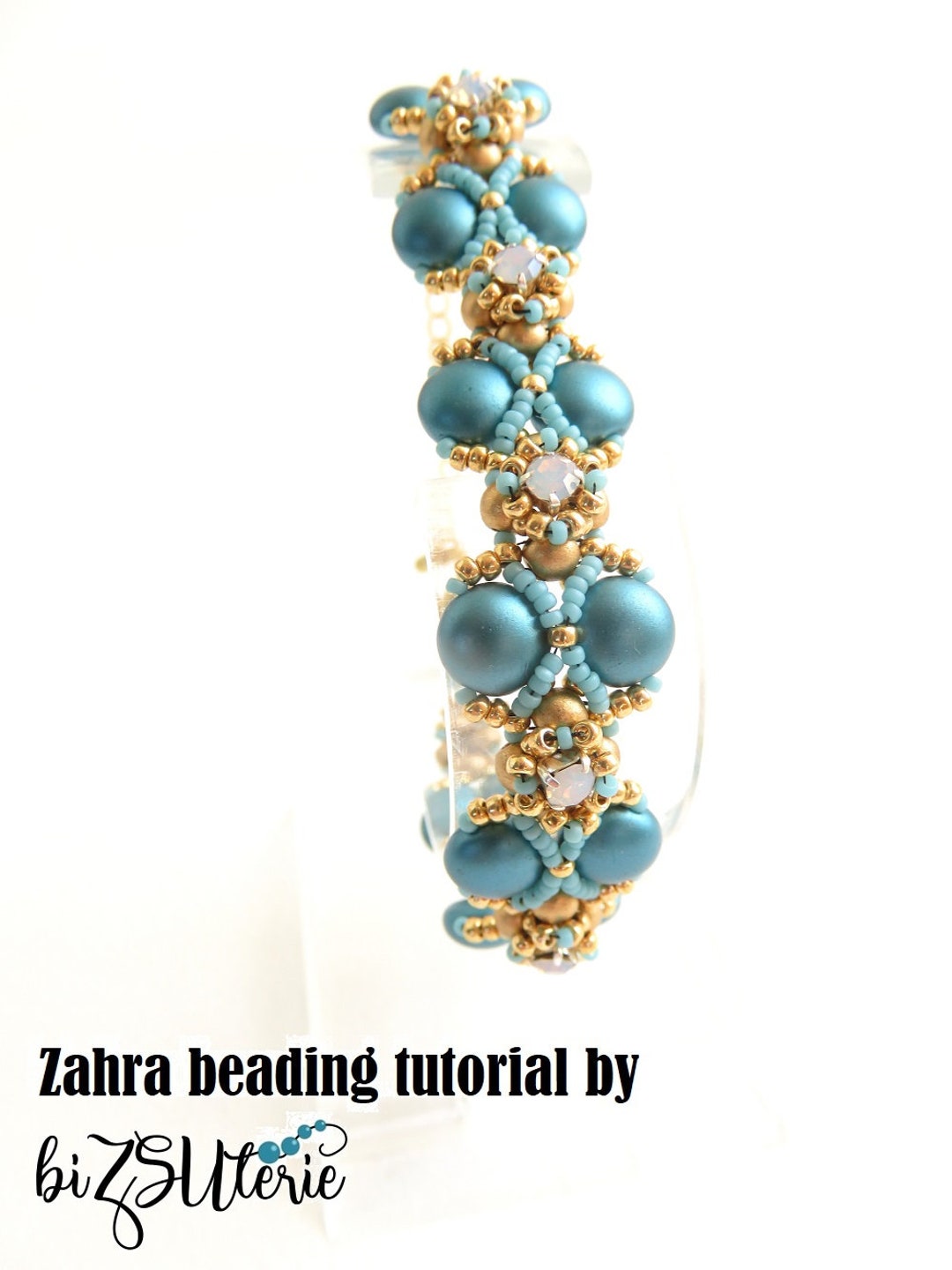 Zahra Bracelet - Instant Download DIY Beading Pattern, Tutorial in ...