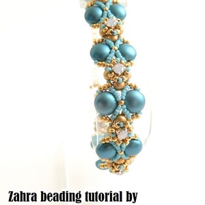 Zahra Bracelet - Instant Download DIY Beading Pattern, Tutorial in ...