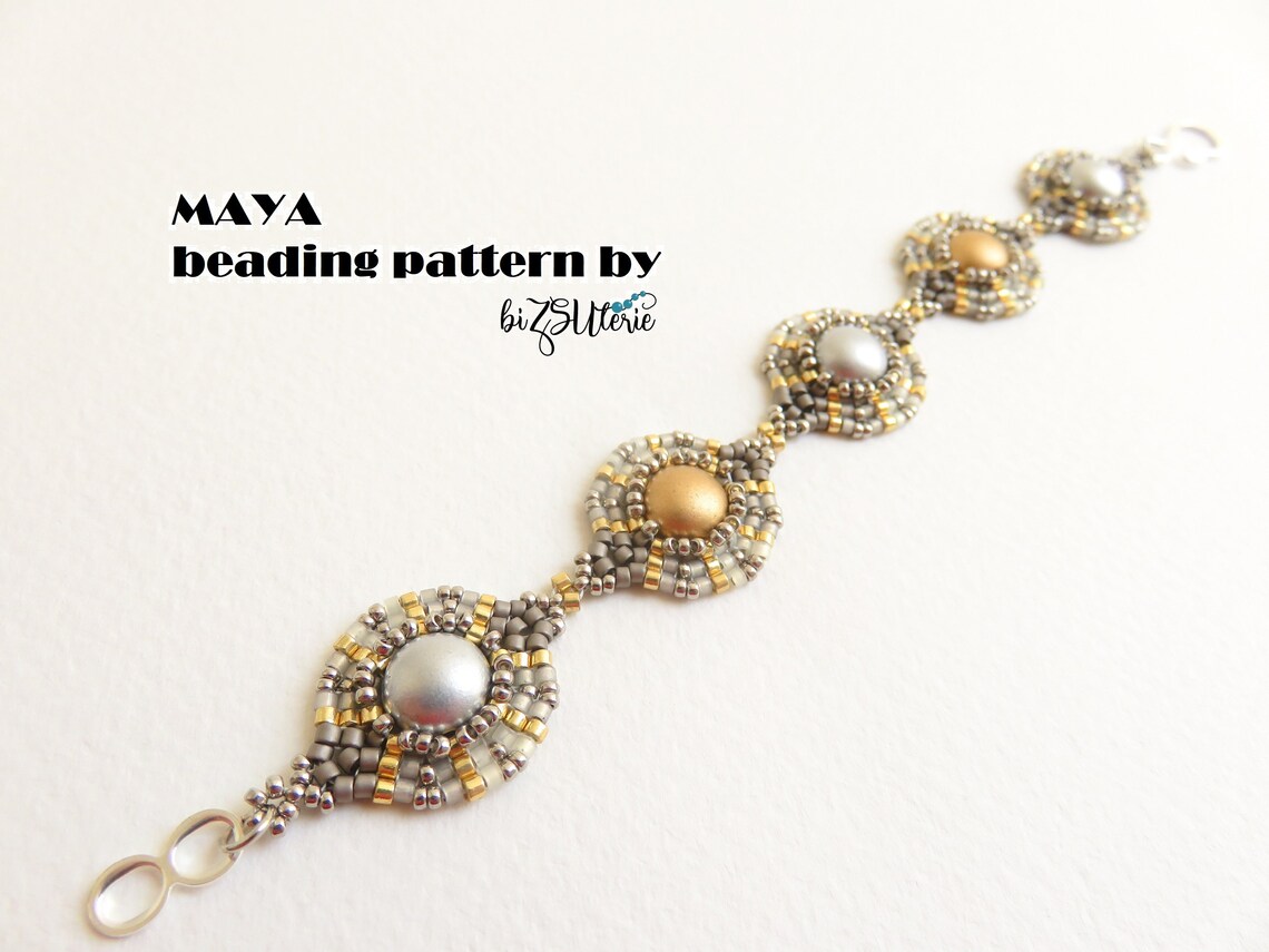 MAYA Set - Instant Download Beading Pattern/tutorial in ENGLISH W ...