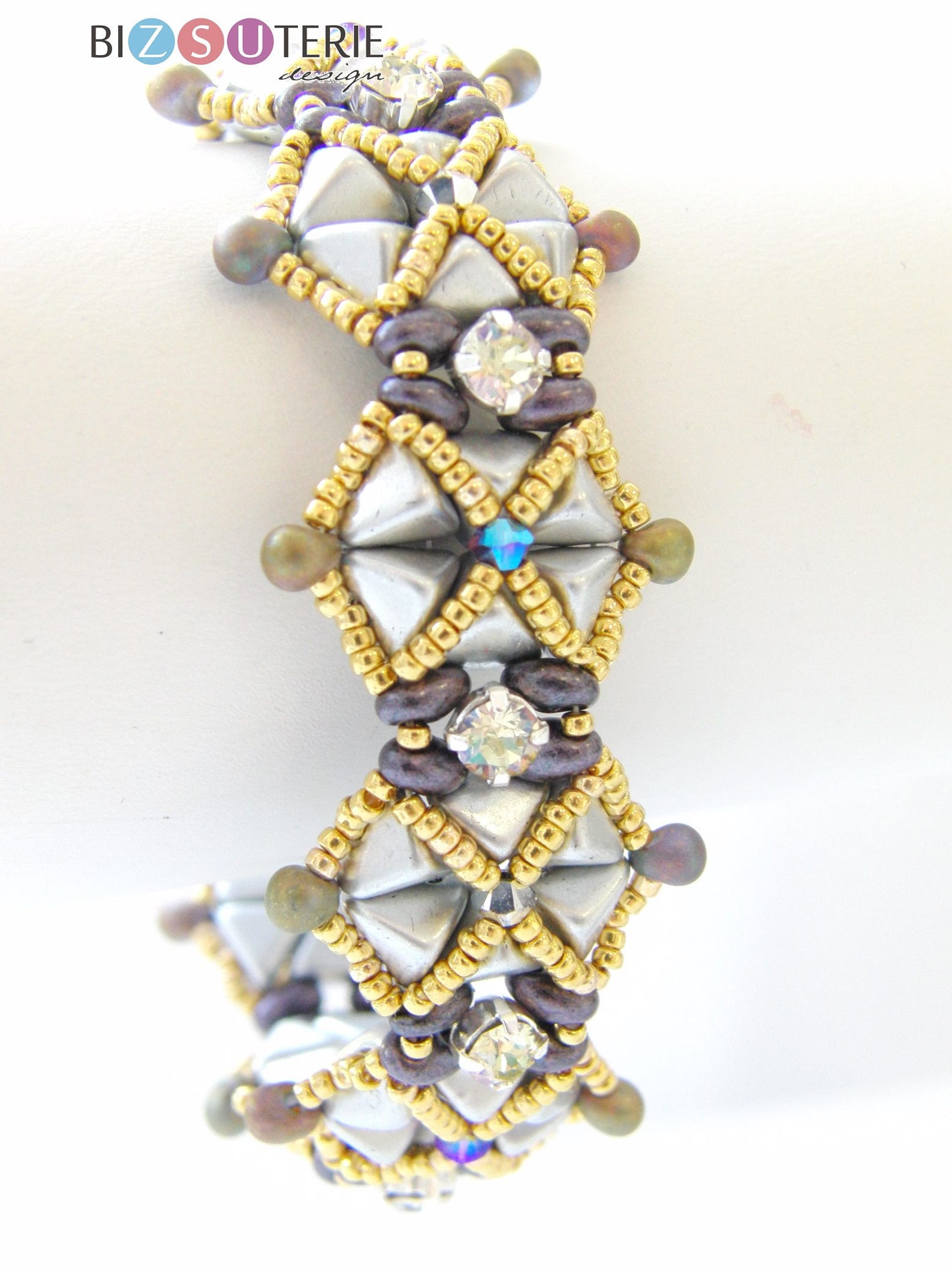 Iris Bracelet - Instant Download Beading Pattern With Superkhéops Par ...