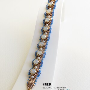 Hazel Bracelet - Instant Download DIY Beading Pattern, Tutorial in ...