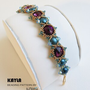Kayla Set - Instant Download DIY Beading Pattern, Tutorial in ENGLISH ...