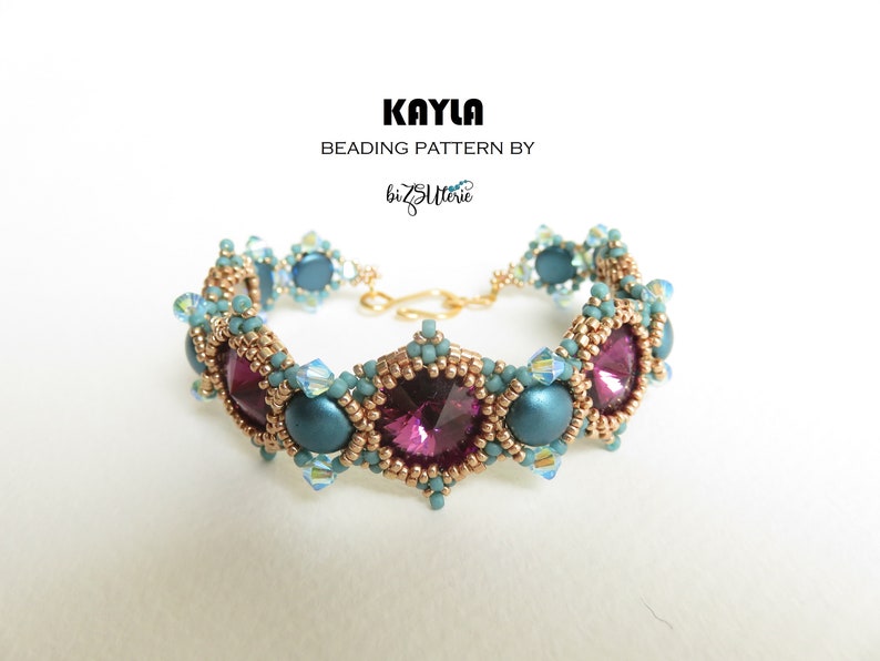 Kayla Set - Instant Download DIY Beading Pattern, Tutorial in ENGLISH ...