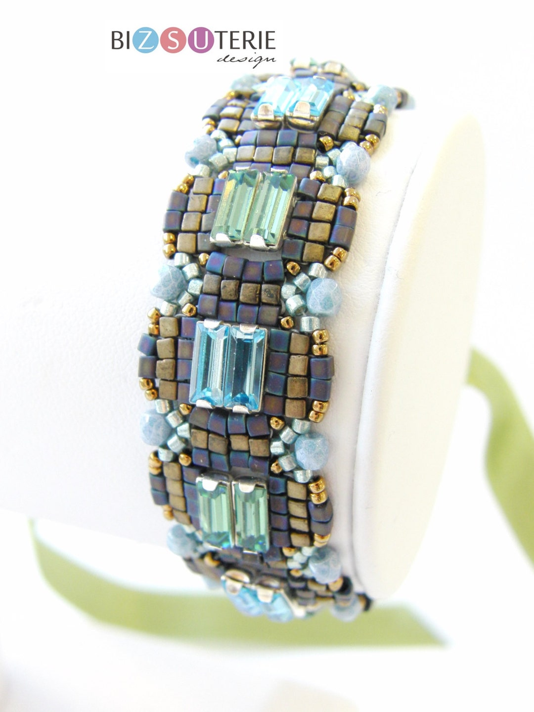 Cube Libre Bracelet - Instant Download Beading Pattern With Buagettes ...