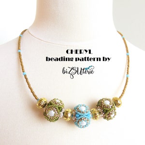Cheryl Beaded Bead - Instant Download DIY Beading Pattern/tutorial in ...