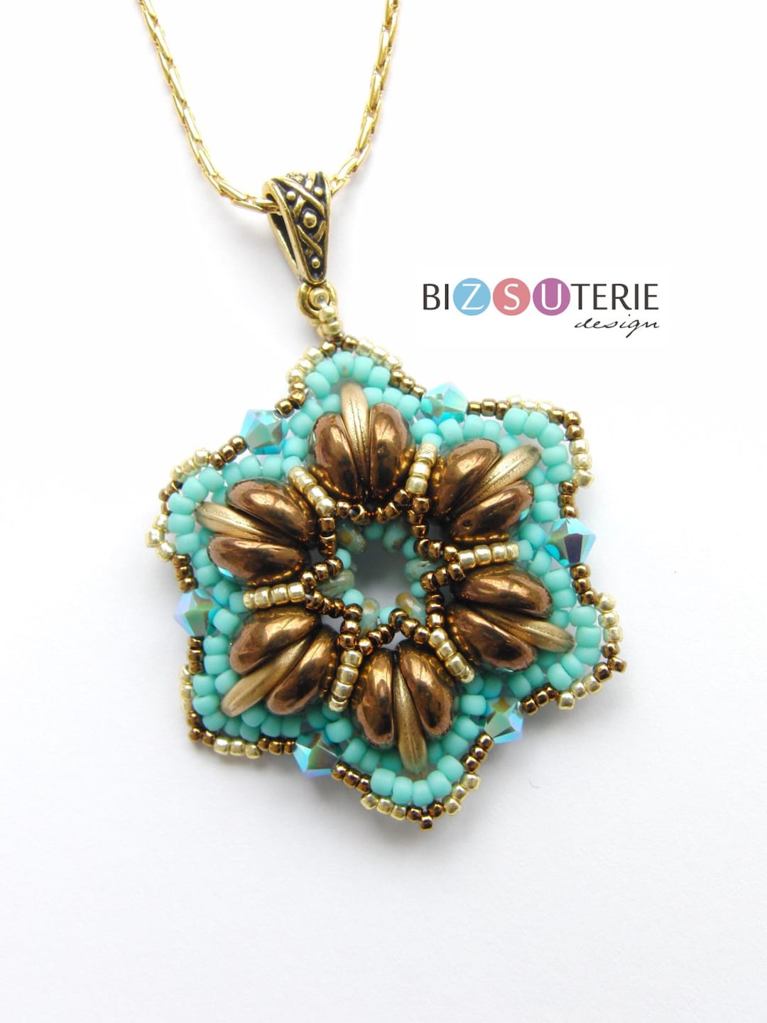 Sirius Pendant - Instant Download Beading Pattern With Crescent and ...