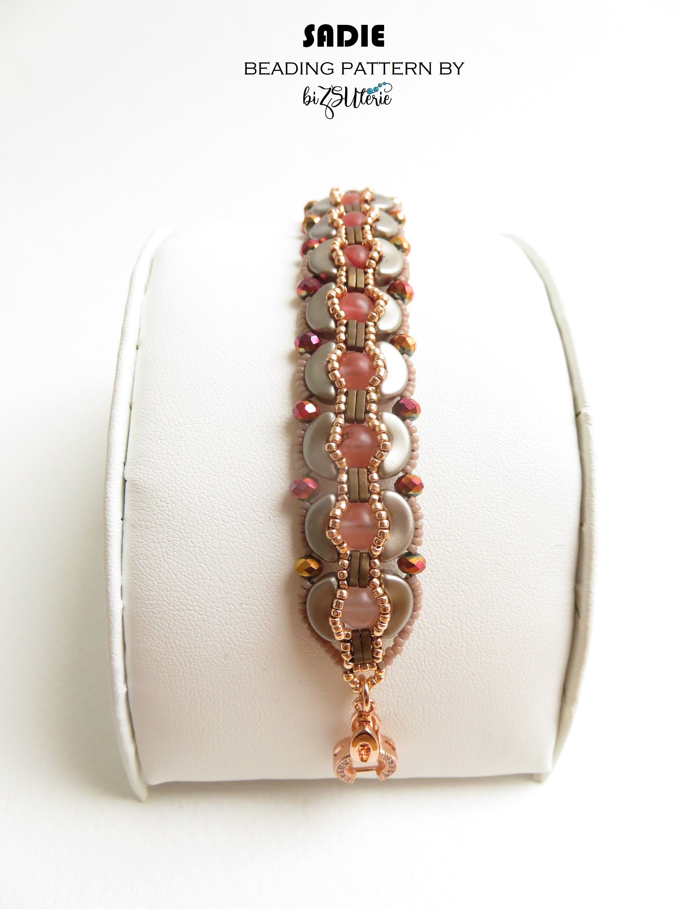 Sadie Bracelet - Instant Download DIY Beading Pattern, Tutorial in ...