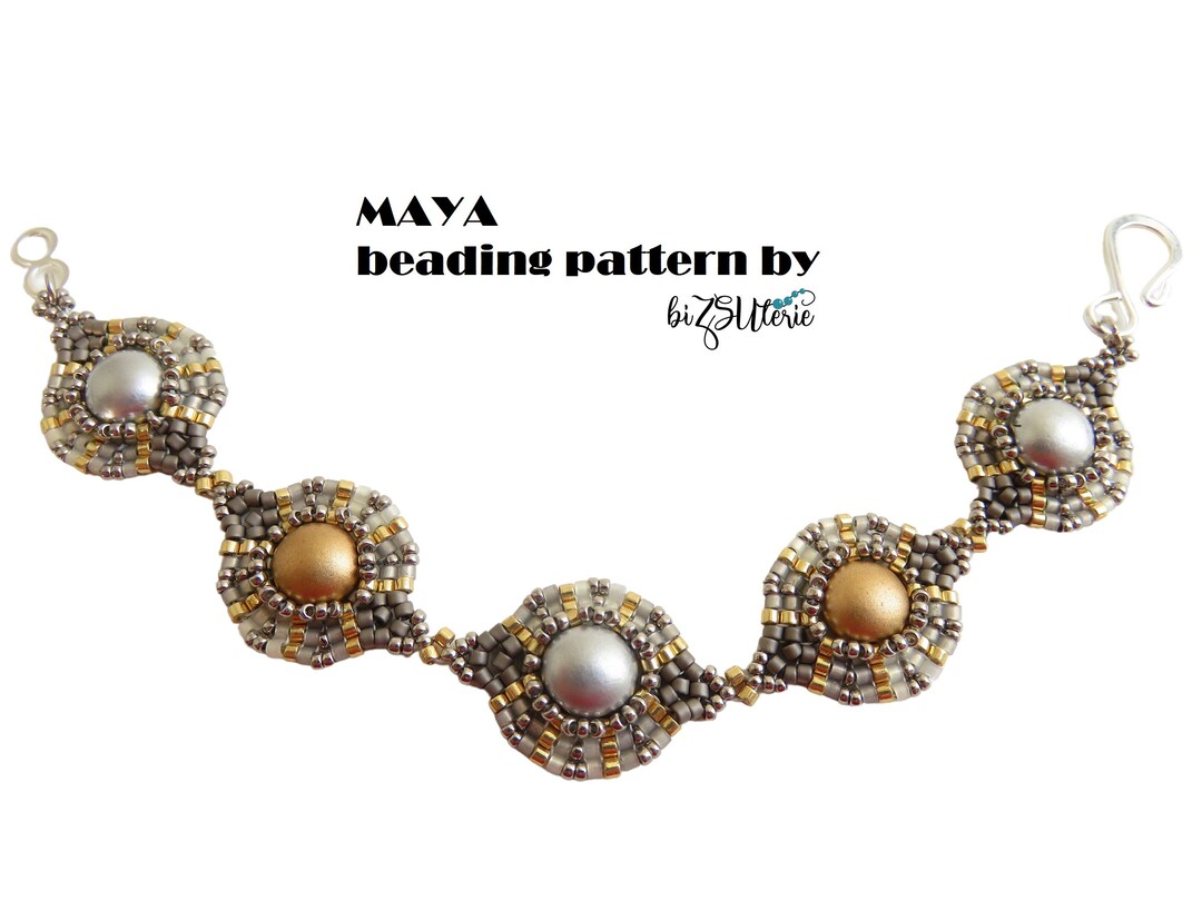 MAYA Set - Instant Download Beading Pattern/tutorial in ENGLISH W ...