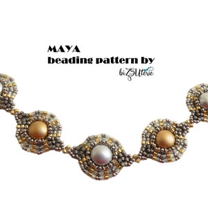 MAYA Set - Instant Download Beading Pattern/tutorial in ENGLISH W ...
