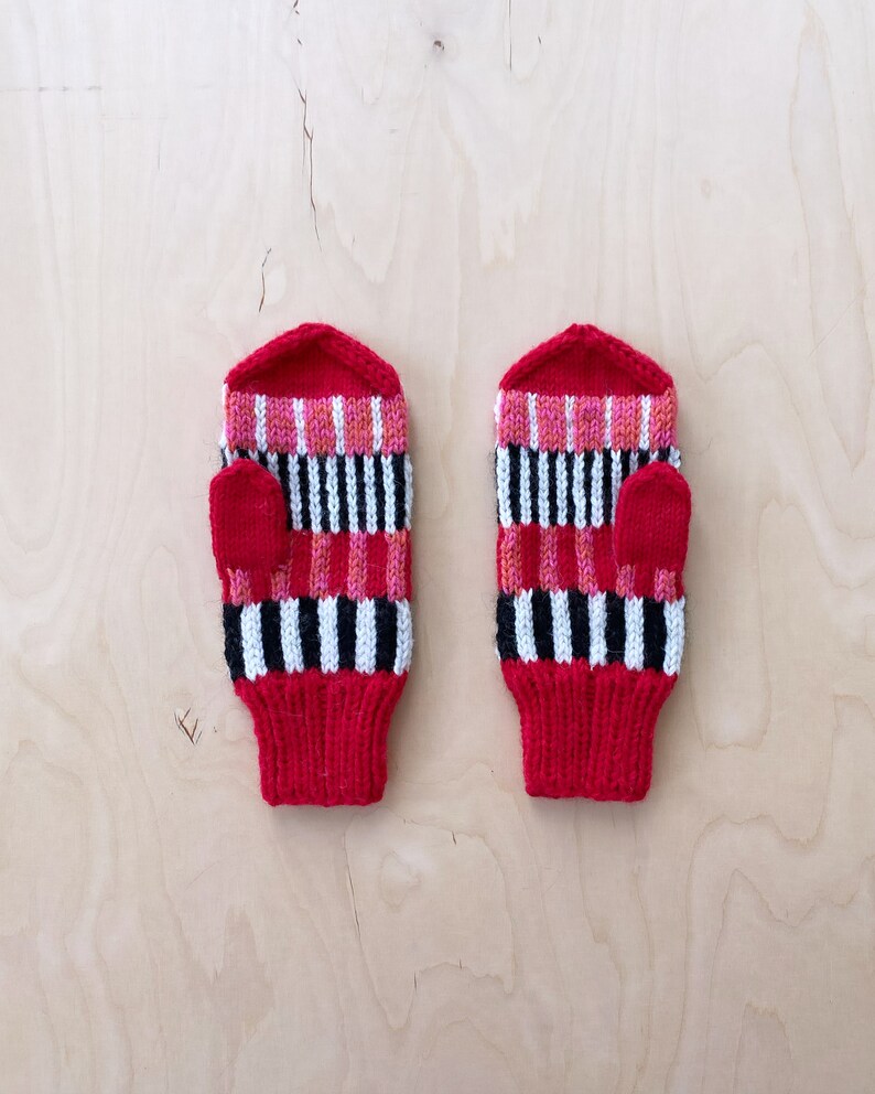 Cirkus Mittens EN English Knitting Pattern Knitting Instant PDF ...