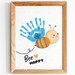Bee Happy / Handprint Footprint Art / Bumble Bee / Bee - Etsy