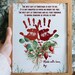 Christmas Handprint Poem / Everlasting Mistletoe / Xmas Handprint ...
