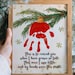 Christmas Handprint Poem / Everlasting Mistletoe / Xmas Handprint ...