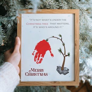 Charlie Brown Christmas Handprint Poem / Everlasting Mistletoe / Xmas ...