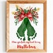 Footprint Mistletoe Art / Everlasting Mistletoe / Xmas Handprint ...